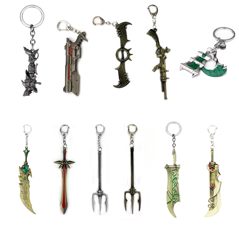 Game-LOL-Thresh-Weapon-League-of-legendes-Keychains-League-Rank-Jinx ...