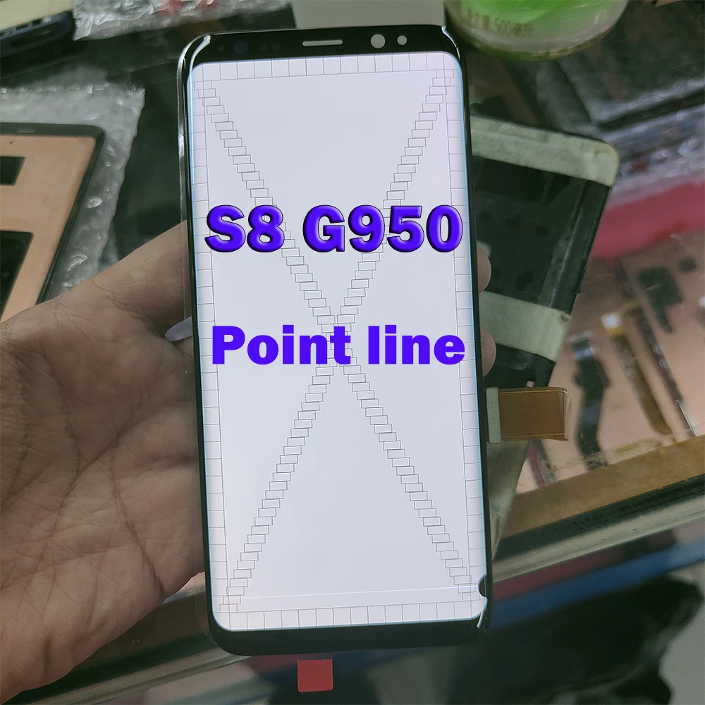 100-Original-Test-point-ligne-D-faut-Pour-Samsung-Galaxy-S8-LCD-SM ...