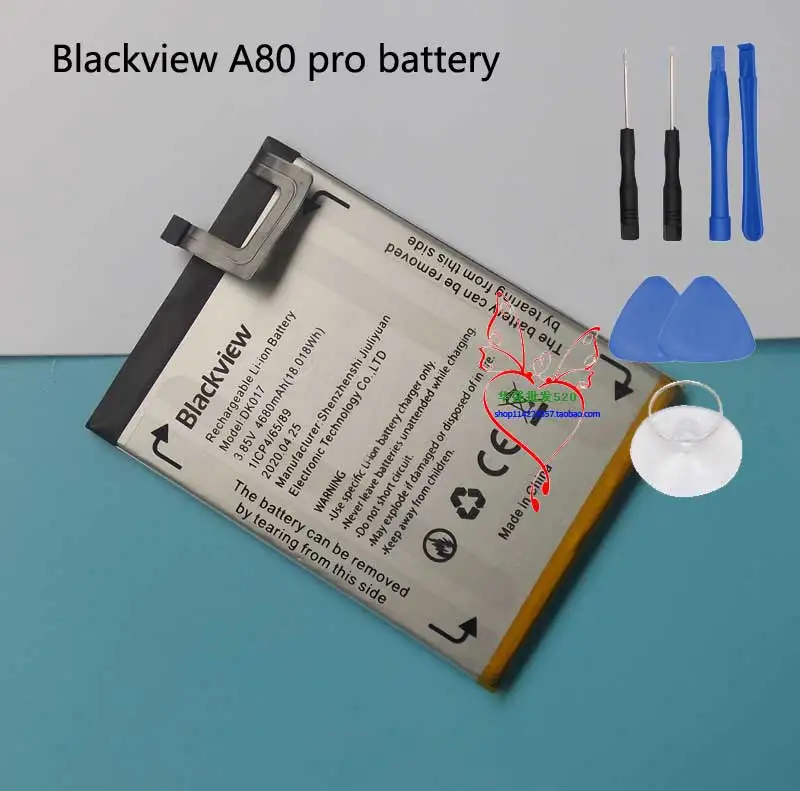 Original A80 pro Battery New 6.49inch blackview A80 pro Mobile Phone Battery 4680mAh