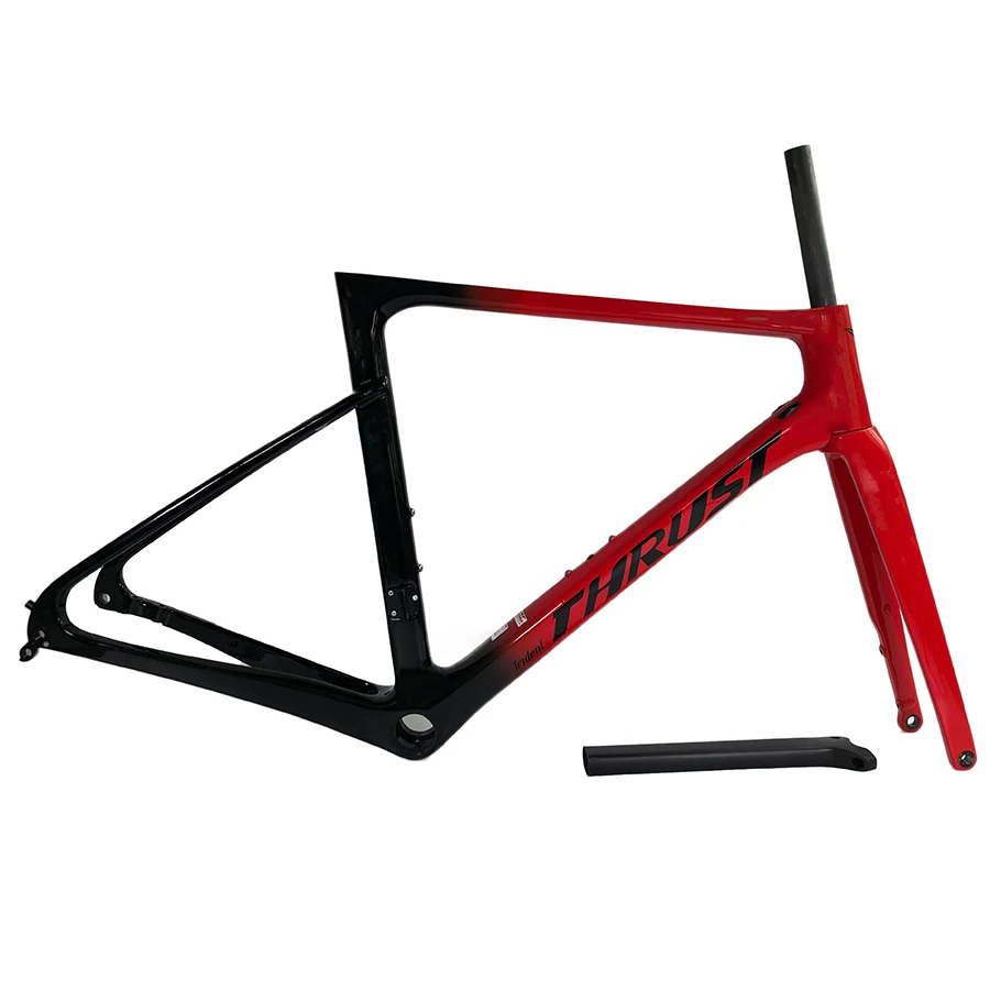 THRUST-Newest-Rred-Black-Gradient-Disc-Brake-Carbon-Road-Frame-Bicycle ...