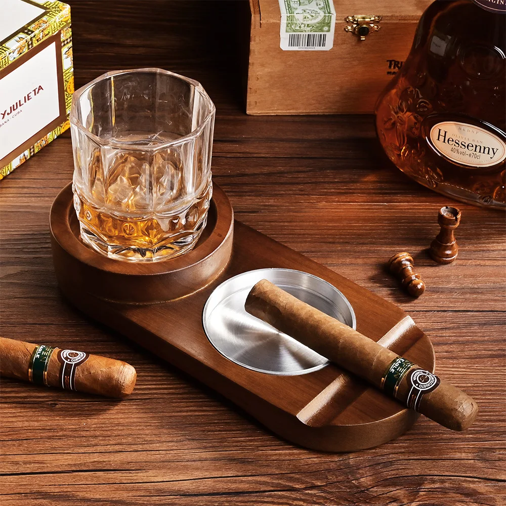 Whiskey Glass Cigar