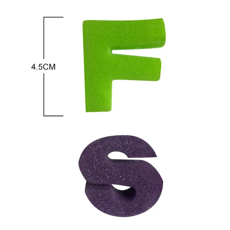 26 Pcs Capital Letters Sponge Foam Drawing Alphabets Painting Art ...