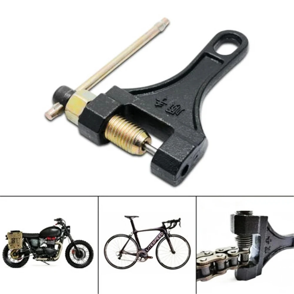 Extractor de cadena para motocicleta, remache universal, 420/530/420 ...