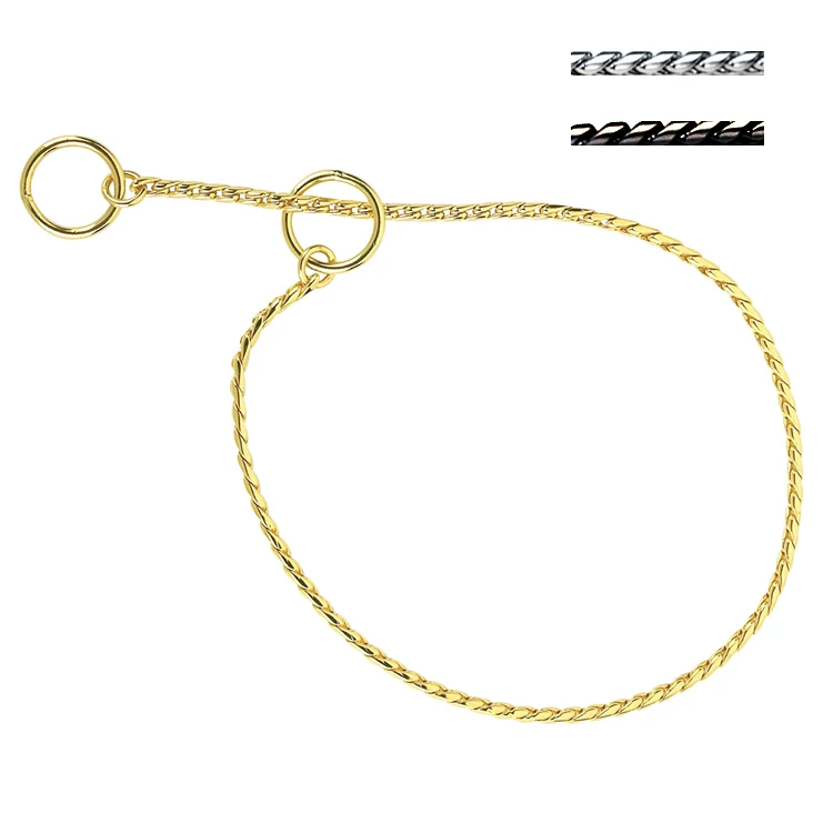 Pet-Copper-Material-P-Chain-Training-Snake-P-Chain-Dog-Choke-Collar ...