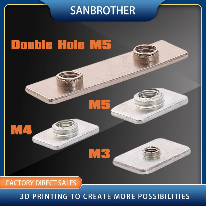 Opensource T-nut Tee Nut M5 M3 For Vslot , Ox Cnc, 3d Printer Aluminum ...