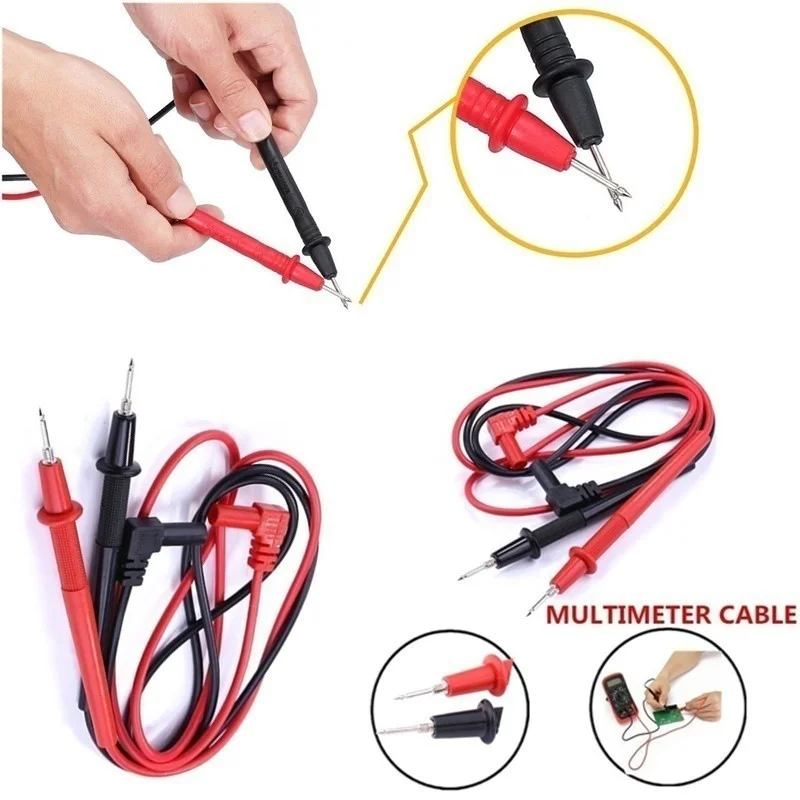 1-Pair-Digital-Multimeter-Wires-Test-Leads-Probe-Measuring-Cable-Pin ...