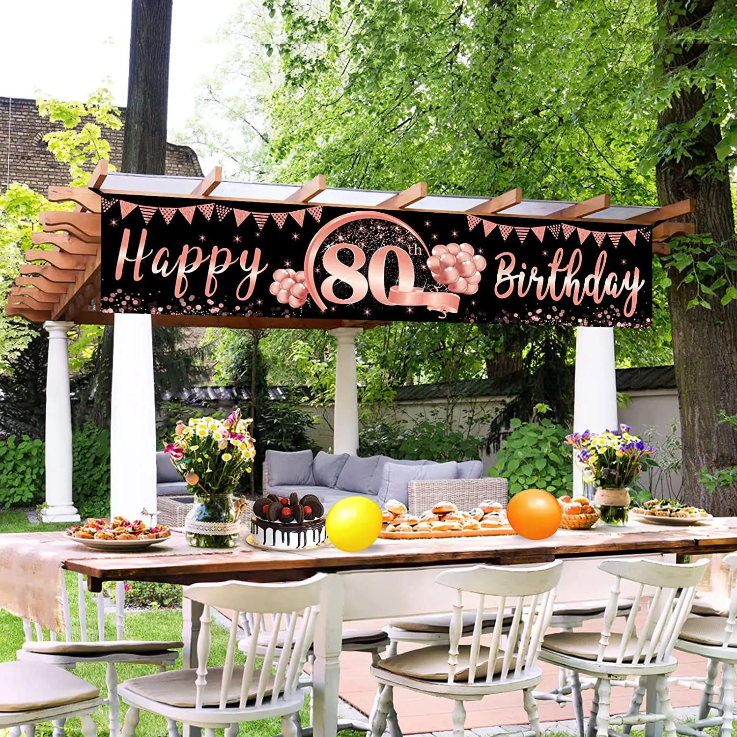 Fournitures de Fête,Décorations de banderole de joyeux anniversaire ...