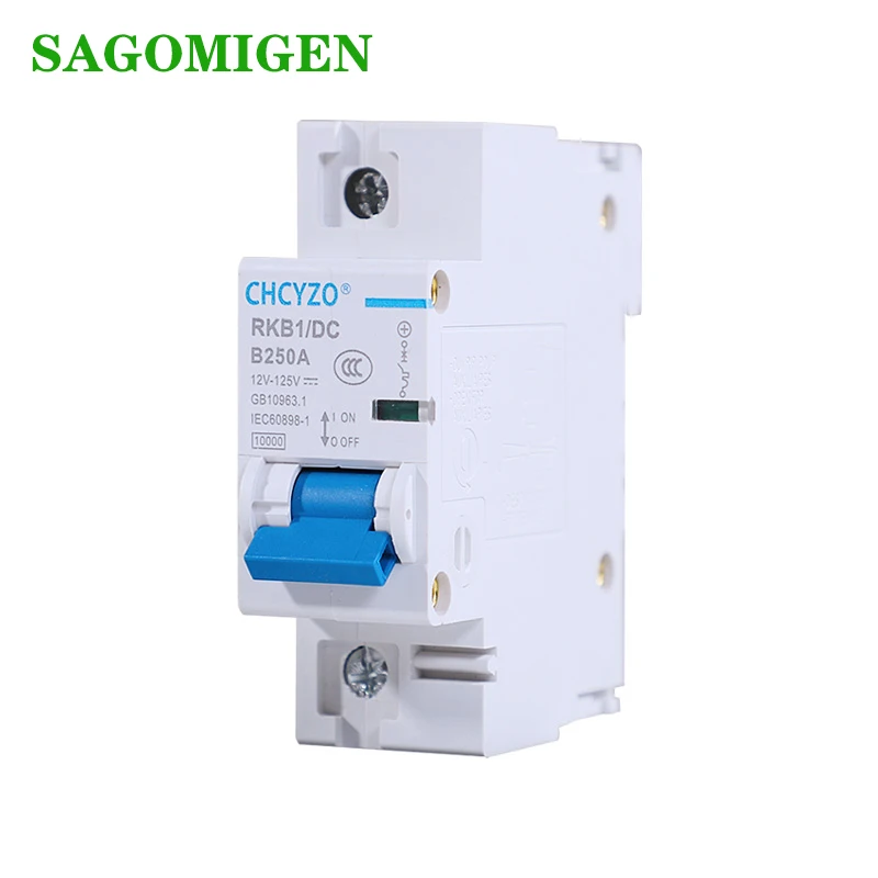 200A-1P DC120V-Mini disjoncteur solaire, 1P 2P DC 120V, DC MCB pour ...