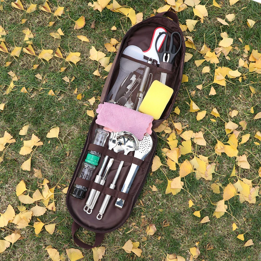 Kitchen Cooking Utensil Organizer | Bag Camping Picnic Kitchen - 36 X20 ...