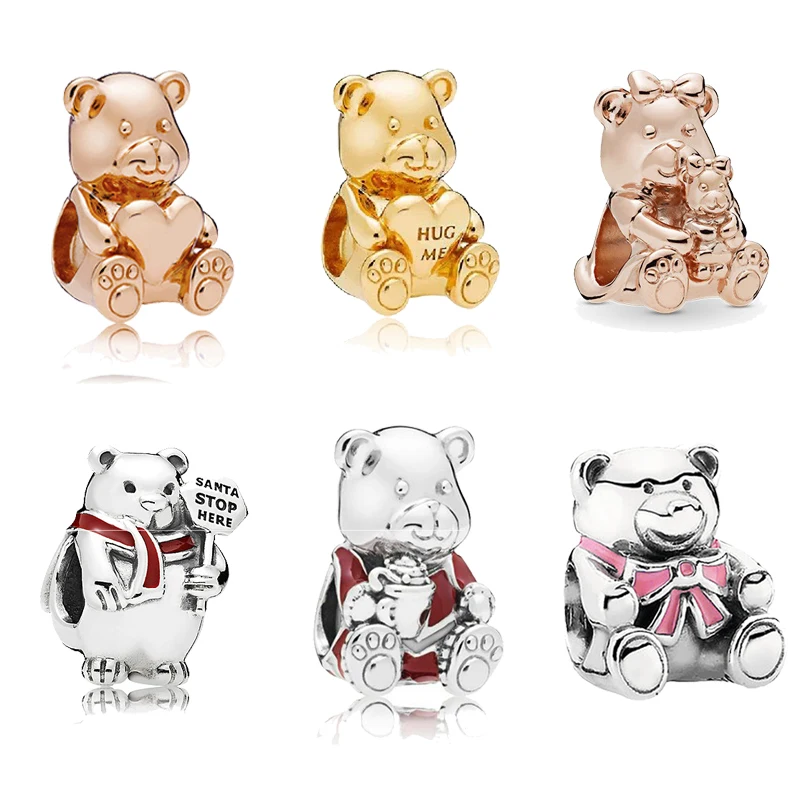 Pandora Bear Charm Accessories | Pandora Bracelet Bear | Pandora Charms ...
