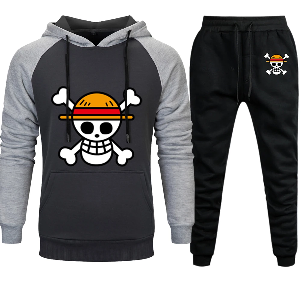 One Piece Mens Sets Hoodies & Jogging Pants | One piece Merchandise ...