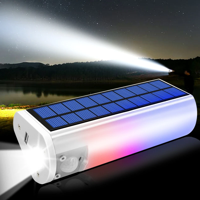 Multifunctional Solar Light 650lm Portable Solar Flashlights Torches ...