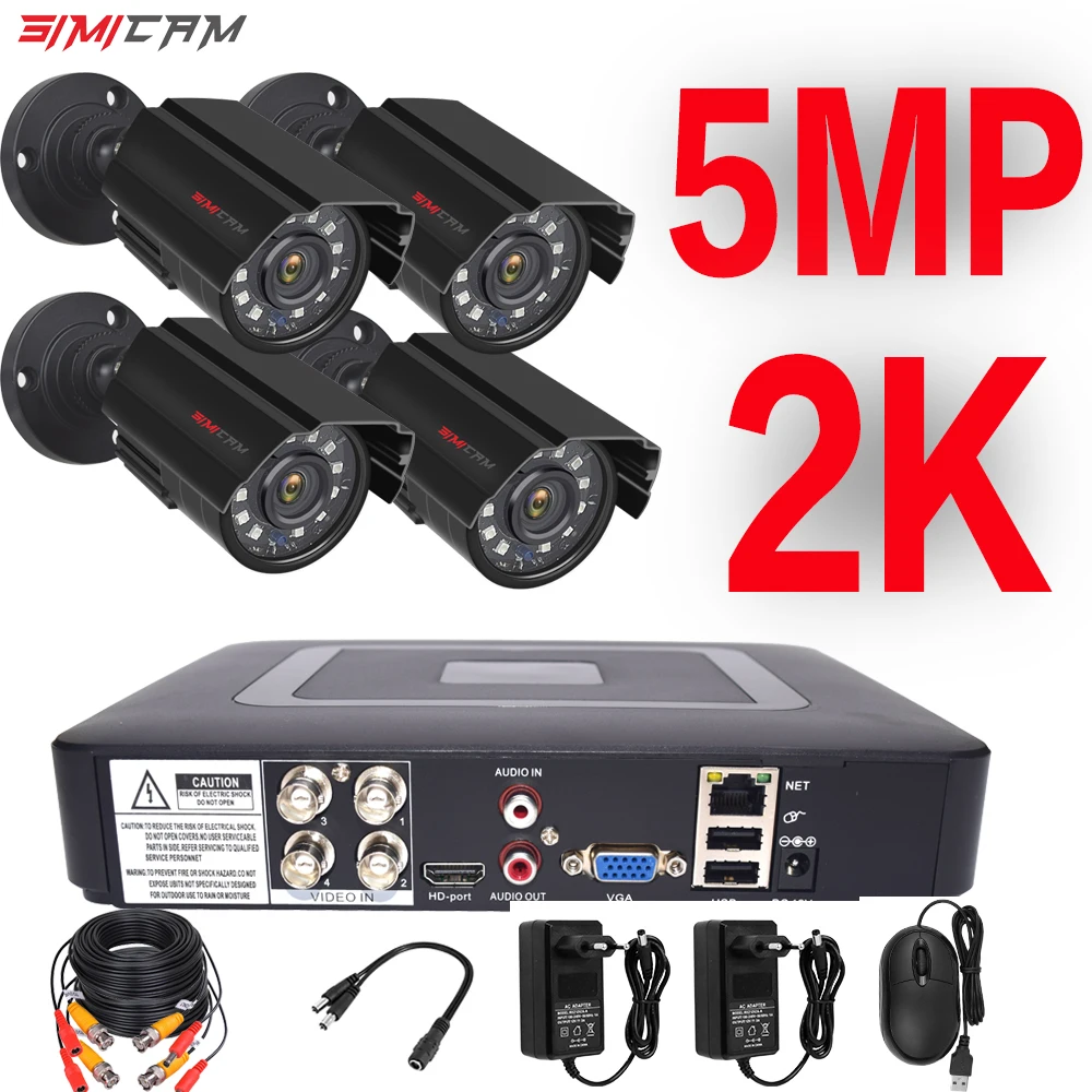 5MP-camera-Video-Surveillance-System-4CH-AHD-DVR-Kit-2-4PCS-5-0MP-HD ...