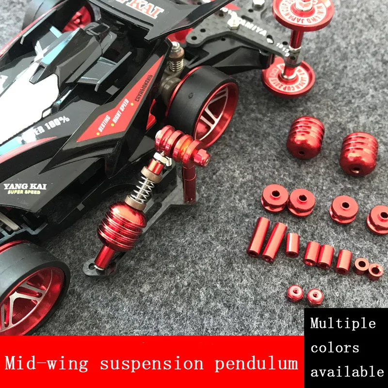 Mini-4WD-Car-Modified-Parts-Mid-wing-Shock-Absorber-Pendulum-Metal ...