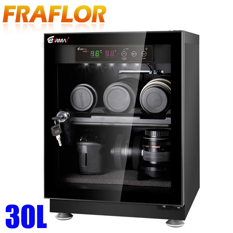 30L Capacity Moisture Proof Camera Dry Box DSLR Camera Lens Storage ...