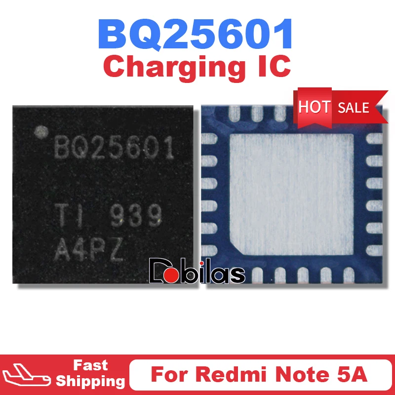 10 개/몫 BQ25601 Redmi 참고 5A 충전기 충전 IC USB BGA 제어 IC 휴대 전화 집적 회로 칩 칩셋 ...