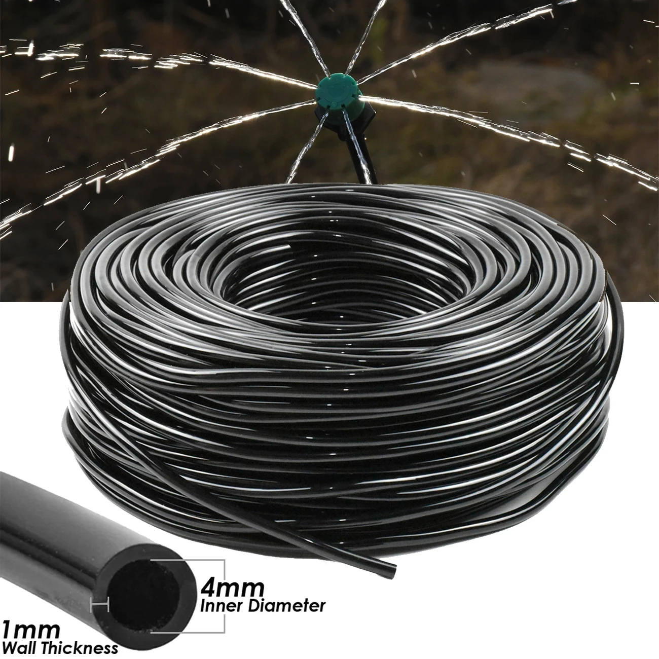 TUYAU - BUSE - ACCESSOIRE DE BUSE,30m(98.4ft)-1-4 ''--tuyau'arrosage de ...