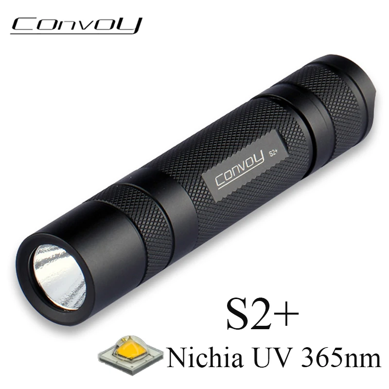 Convoy S2 Plus Nichia UV 365nm Torch Flashlight Fluorescent Agent ...