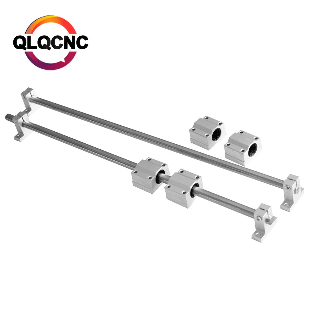2PCS Linear Rail Shaft OD 8mm 200 600mm Optical Axis+4PCS SCS8UU Linear ...