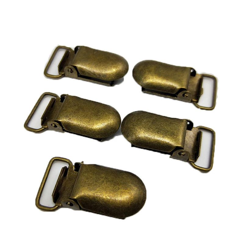 Bleifrei-Metall-Schnuller-Paci-Suspensorio-Strumpf-Clips-Halter-Clip ...