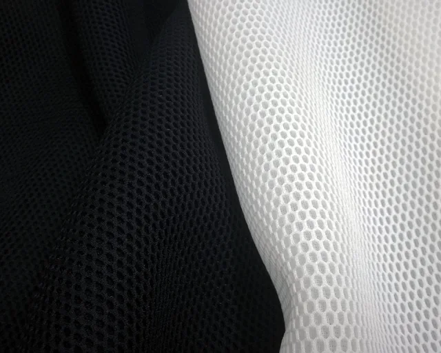 White Mesh Fabric