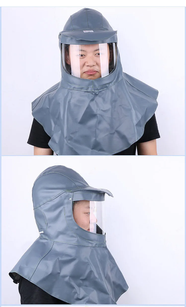 Painting-Protective-Mask-Anti-Acid-Sandblast-cap-Dust-proof-Hood-Labor ...