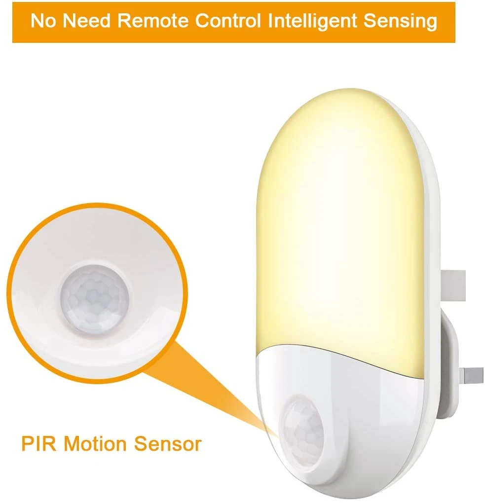 Led Night Light Infrared Control Body Motion Sensor Auto On/off Wall ...