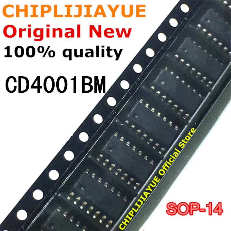 10pcs Cd4001bm Sop-14 Cd4001b Cd4001 4001 Sop14 Smd New And Original Ic ...