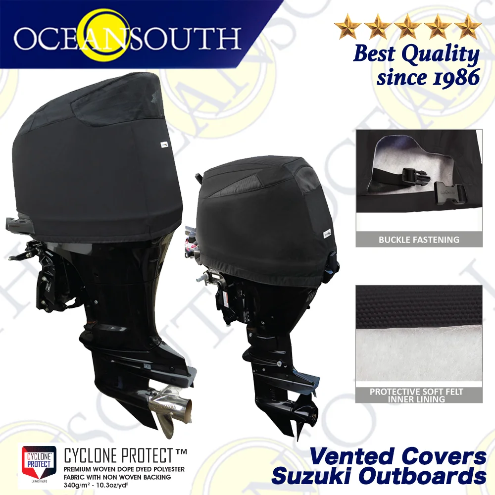 Oceansouth Vented Covers for SuzukiMotor Outboards Engine Professional ...