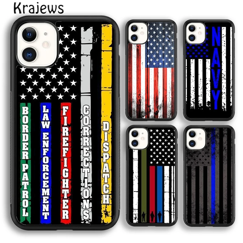 Krajews-Blue-American-Flag-Phone-Case-Cover-For-iPhone-15-SE2020-14-6-7 ...