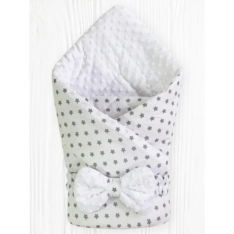 Envelope-blanket-cherrymom-star-on-a-white-plush-white-summer-blanket ...