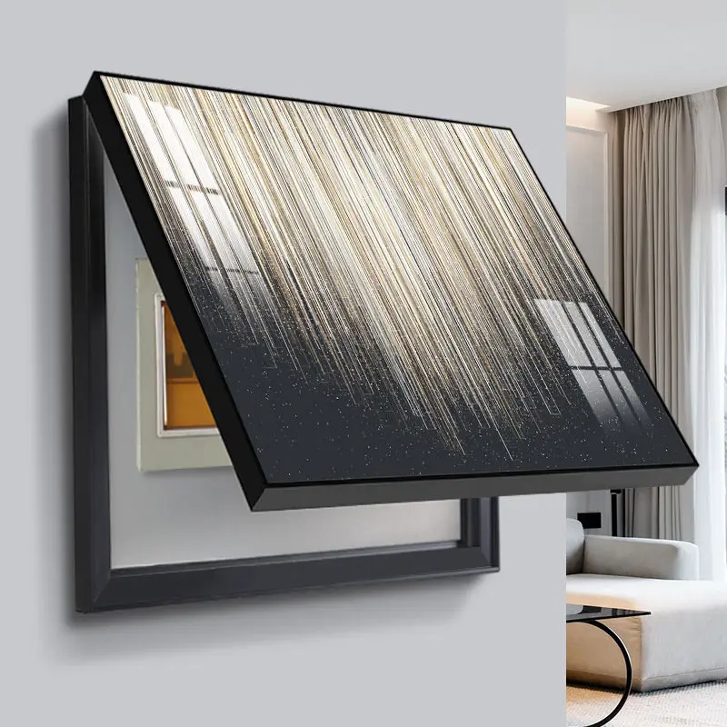 Wall Art Home Room Decor Poster Prints Electric Meter Box Painting With ...