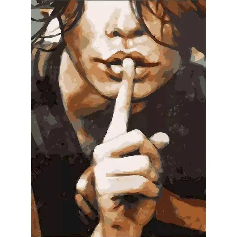 Gatyztory Diy Painting By Numbers Women Man Canvas Drawing Figure ...