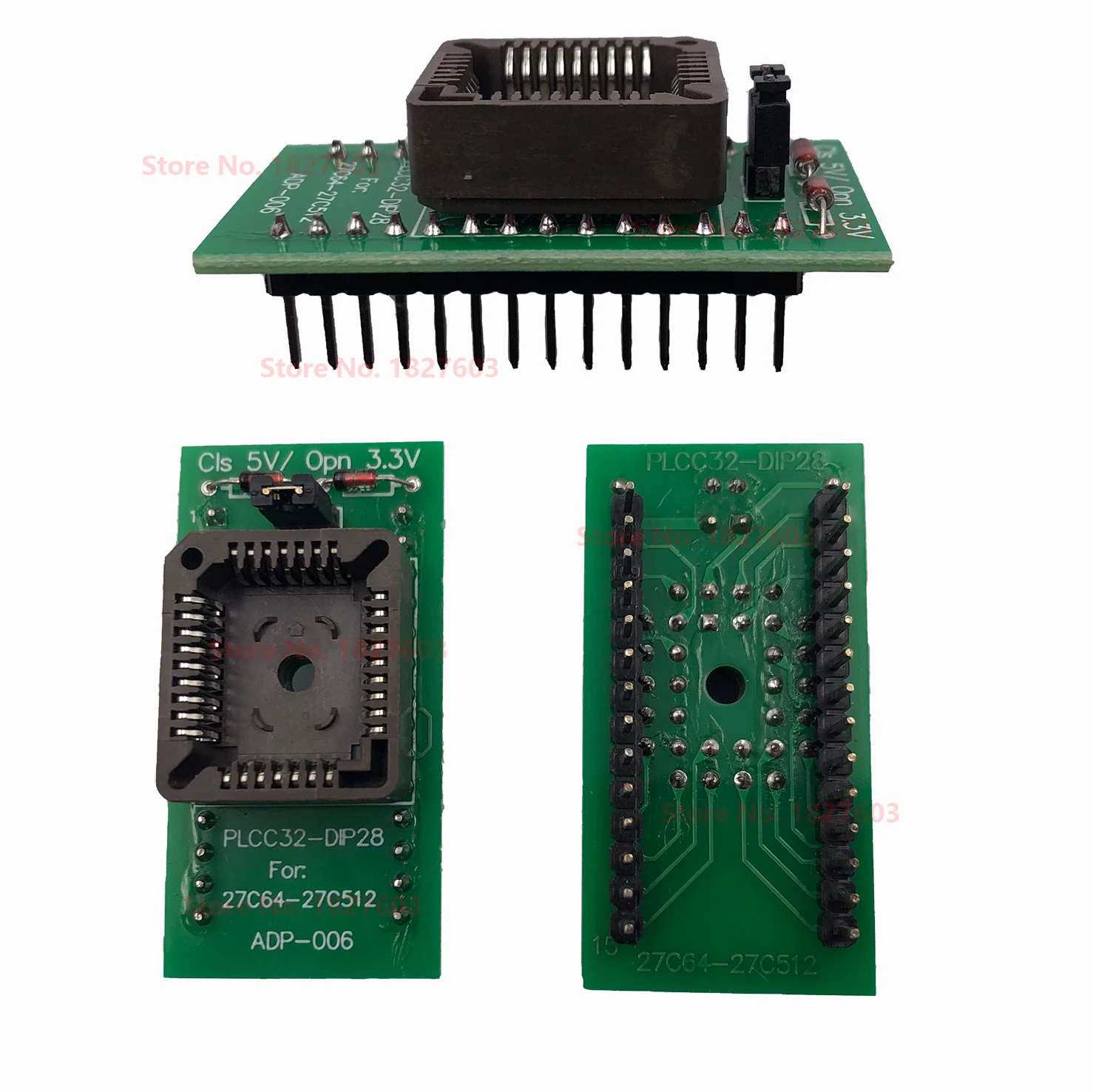 one-pcs-PLCC32-DIP28-adapter-adaptor-Converter-IC-socket-for-TL866-G540 ...