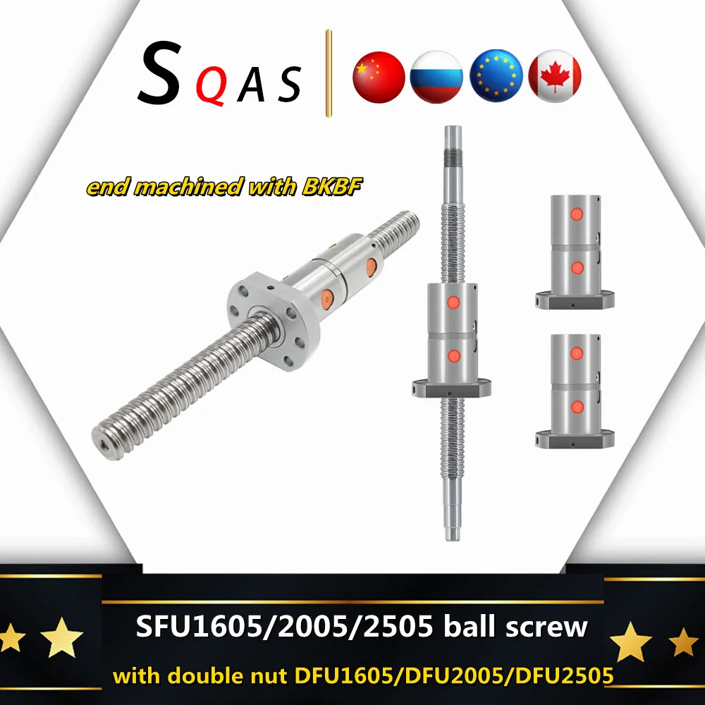 Ball Screw | Dfu2005 | Dfu1605 | Linear Guides - Ball Screw 1pcs ...