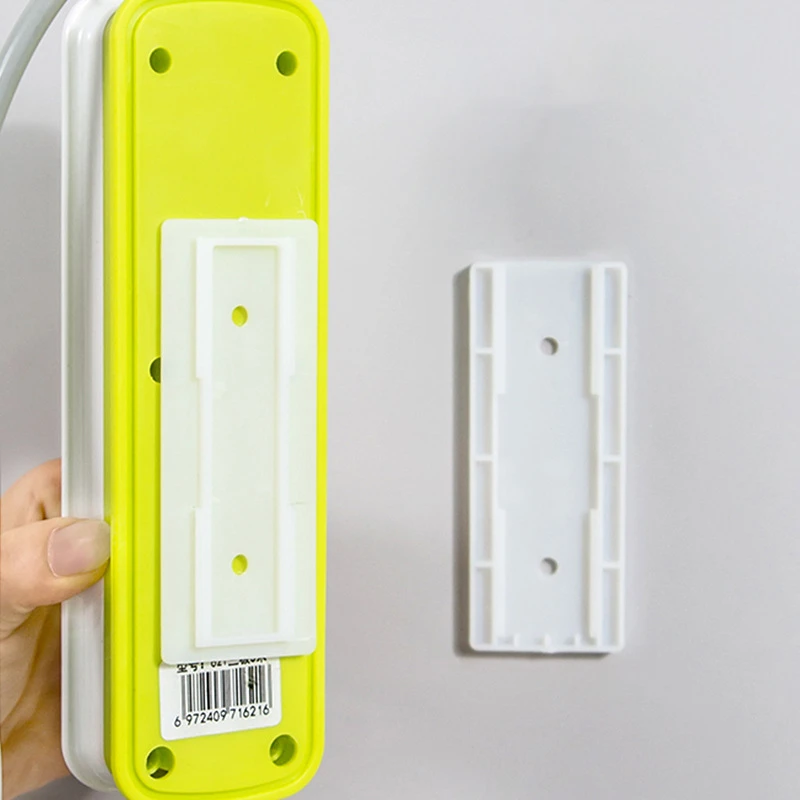 Multifunction Wall-mounted Sticker Punch-free Plug Fixer Home Self ...