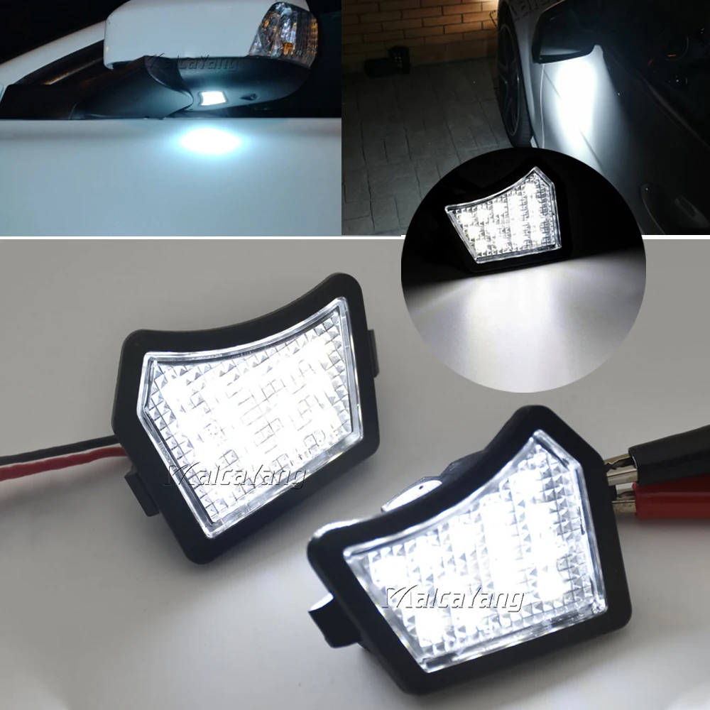 2Pcs Puddle Light For Volvo V40 V50 C30 C70 S40 S60 S80 V50 V70 XC70 ...