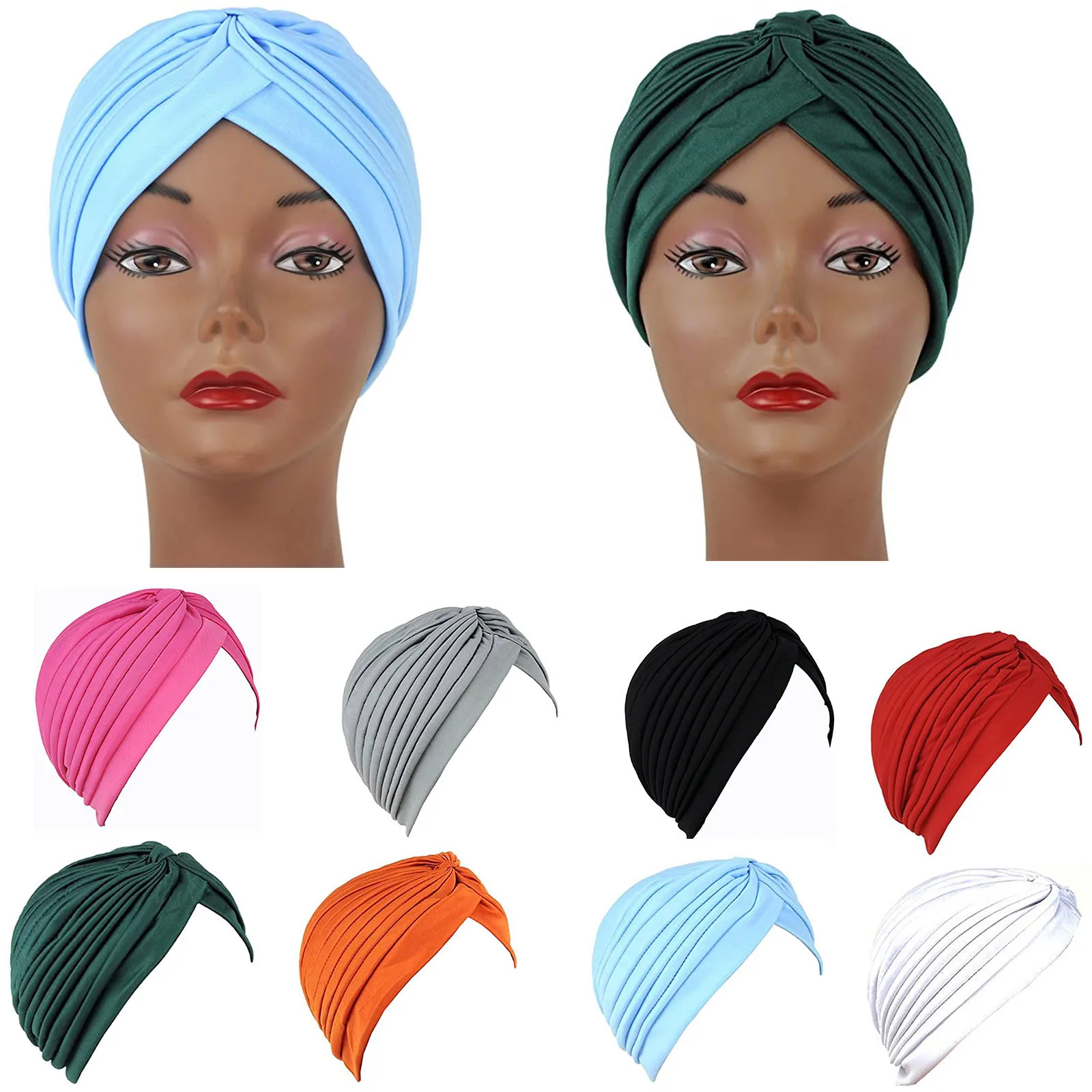 2021-New-Forehead-Cross-Muslim-Inner-Hijab-Caps-Muslim-Stretch-Turban ...