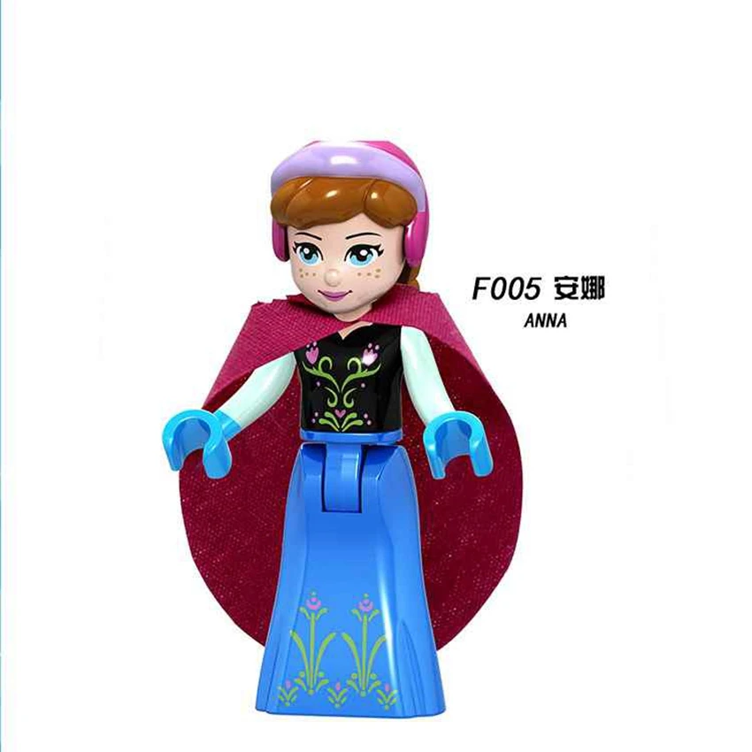 8pcs Princess Building Blocks Belle Snow White Belle Mulan Cinderella ...