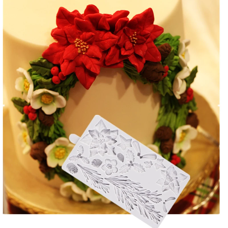 Big Tree And Flower Silicone Mold Resin Diy Cake Bread Chocolate ...