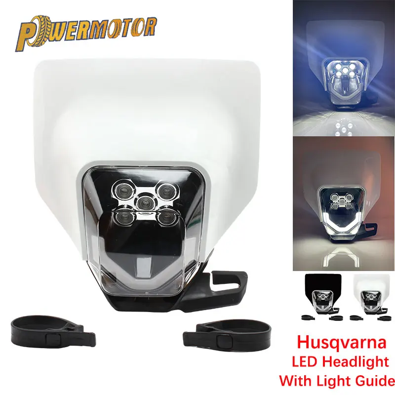 Motorcycle-Headlight-LED-Headlamp-for-Husqvarna-TE-250-300-450-FC-TE-TX ...