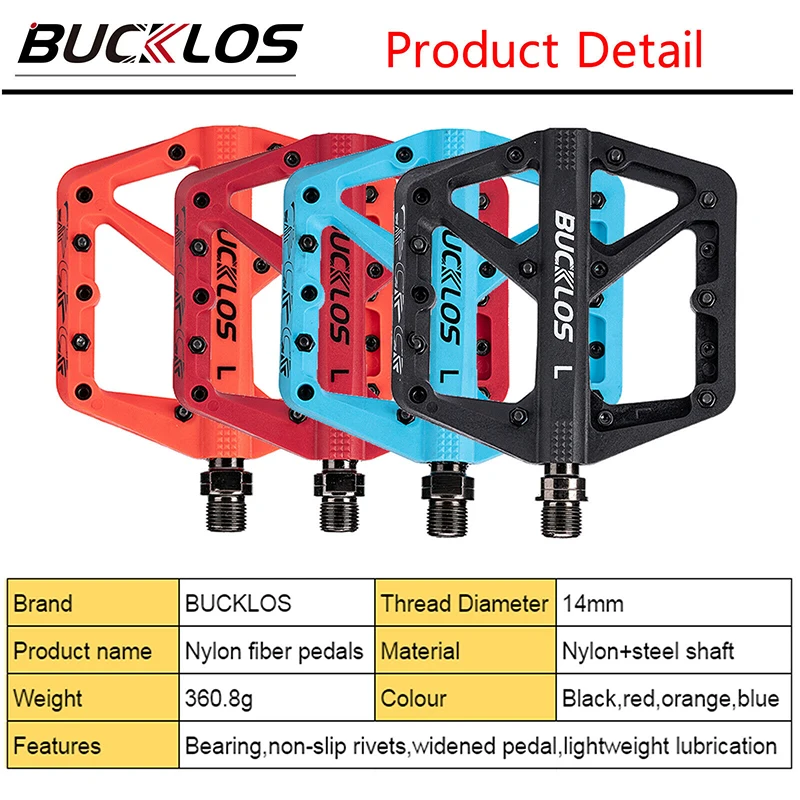 Accessoire vélo,BUCKLOS ultraléger joint portant vtt pédale cyclisme ...