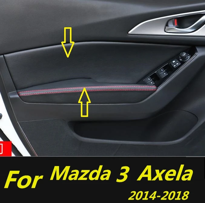 For Mazda 3 Axela 2014 2015 2016 2017 2018 Microfiber Door Panels ...