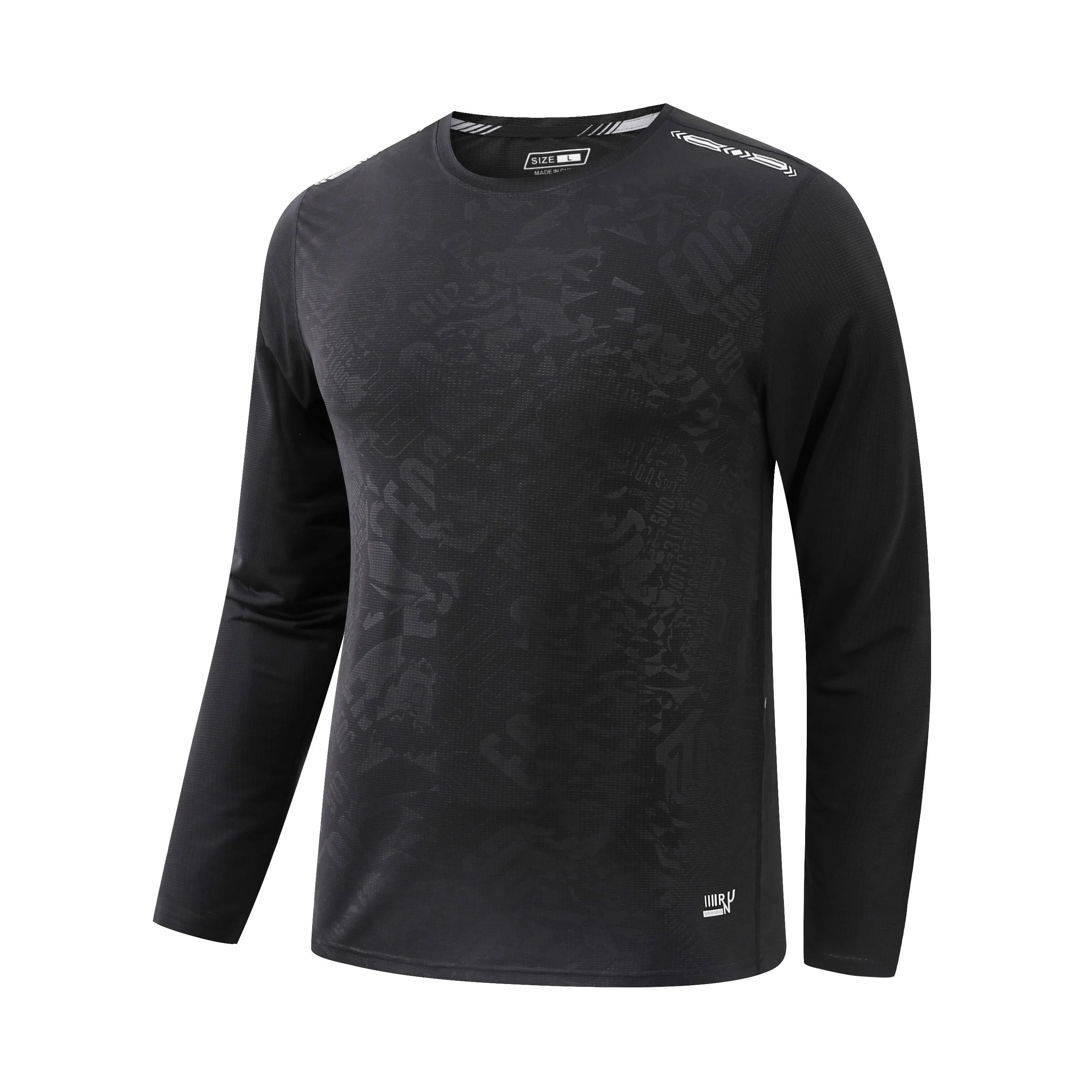 Long Sleeve Spandex Men's Workout T Shirt - Men's Fitness Apparel, Men ...