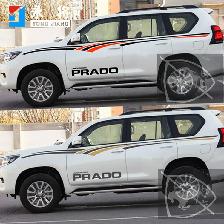 Car-stickers-FOR-Toyota-Prado-2010-2019-car-exterior-decorative-decals ...