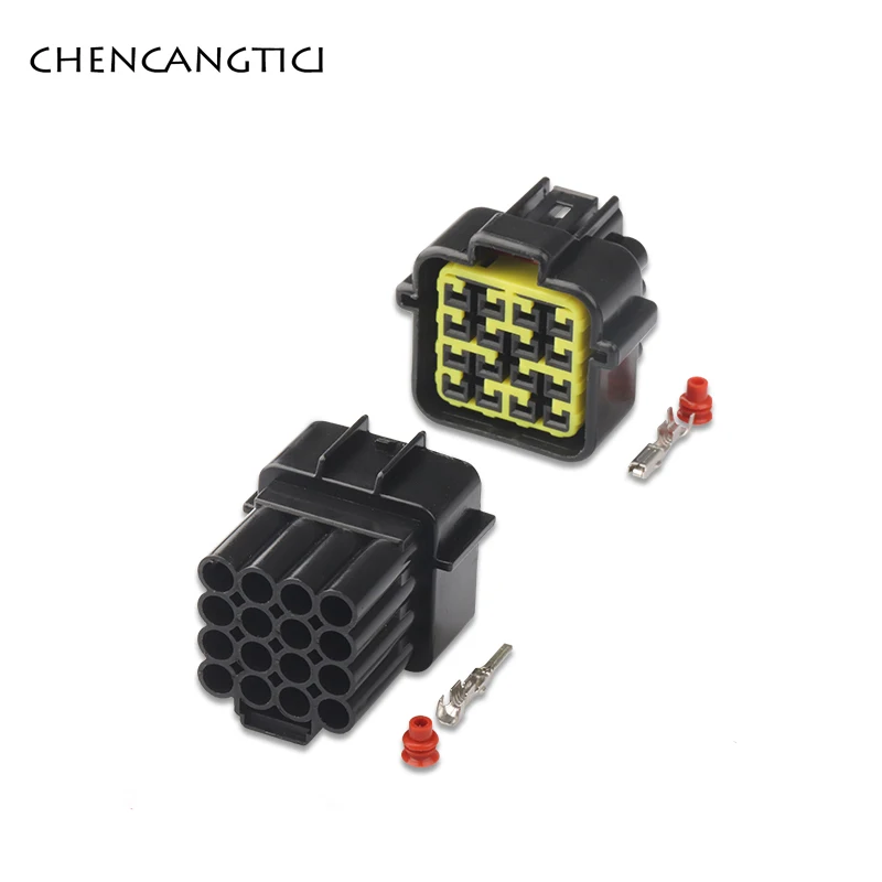 2 sets 16 Pin Black Male Female Furukawa Sealed Waterproof Electrical ...