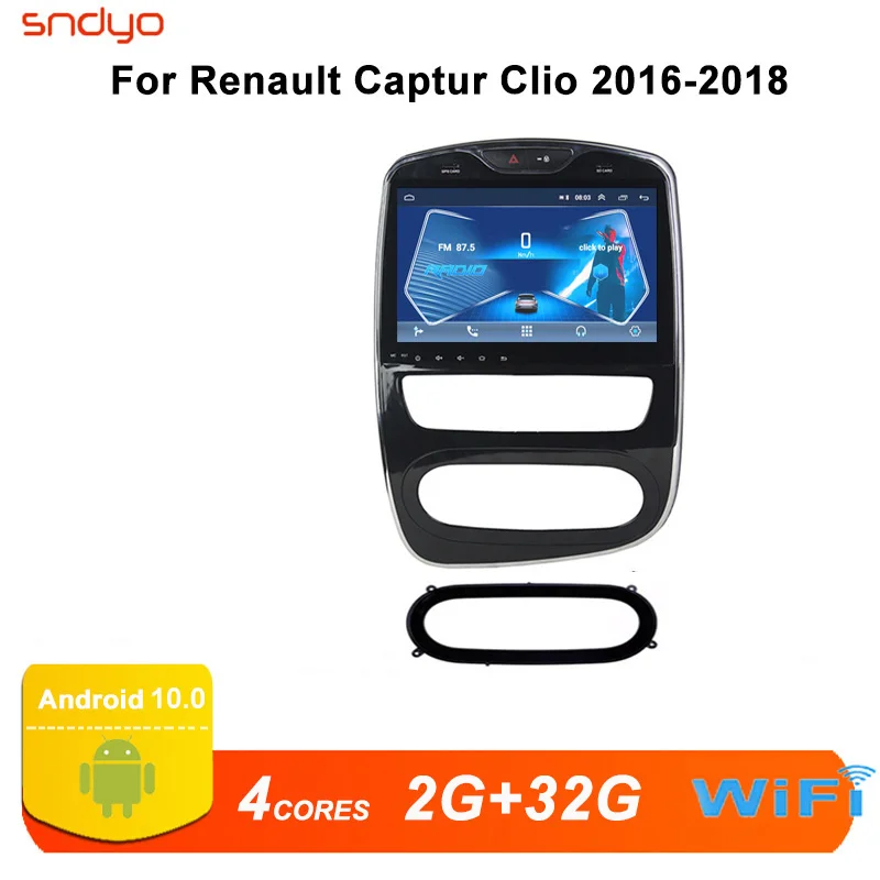 10.1" Multimedia Car Player For 2016 2017 2018 2019 Renault Clio 4 Dvd ...