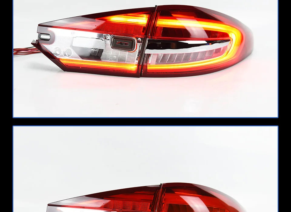Ford Fusion Tail Lights 2013-2019 Mondeo Led Tail Lamp Light Led Drl ...