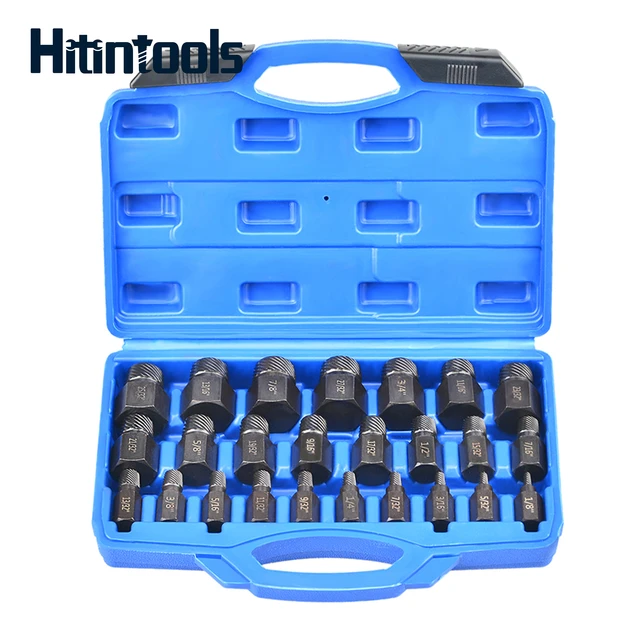 25 Hex Head Multi-Spline Screw Extractor Set, 42% OFF