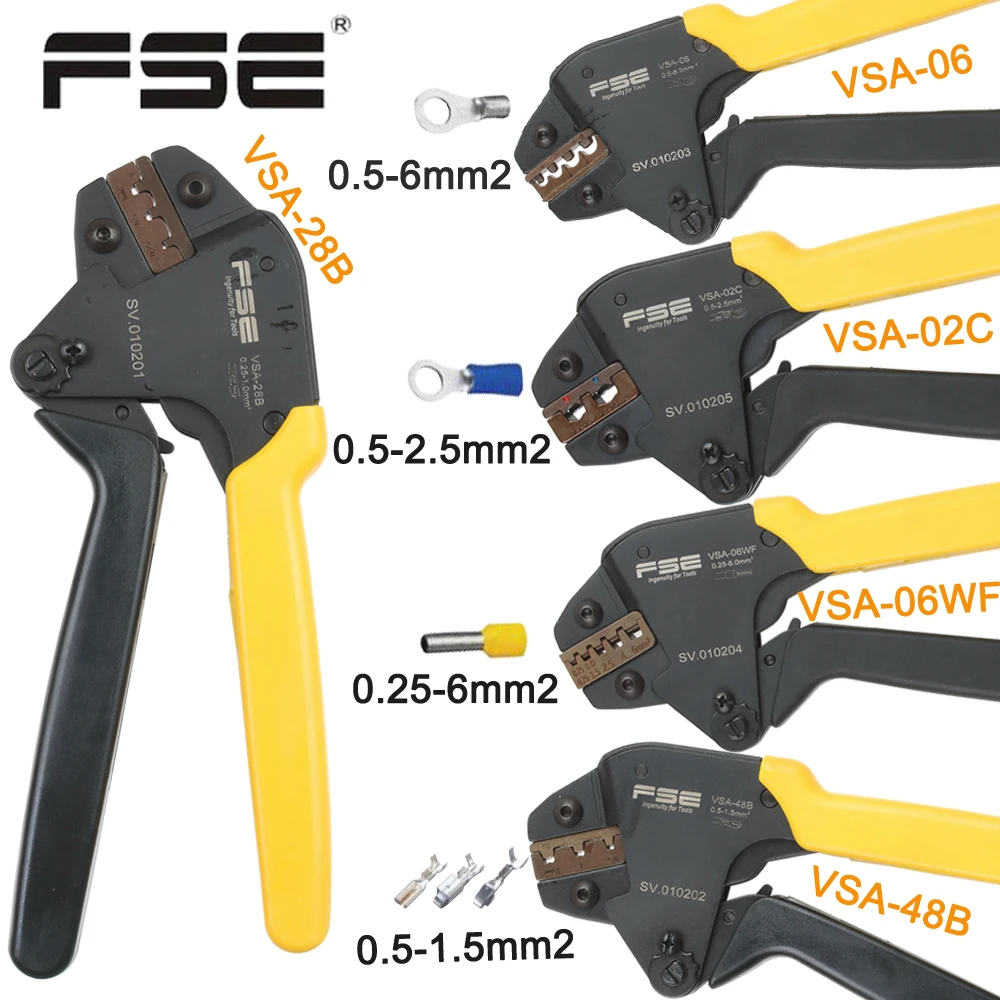 Crimping pliers tools VSA 28B VSA 02C 06WF VSA 06 48B for pulg tube ...